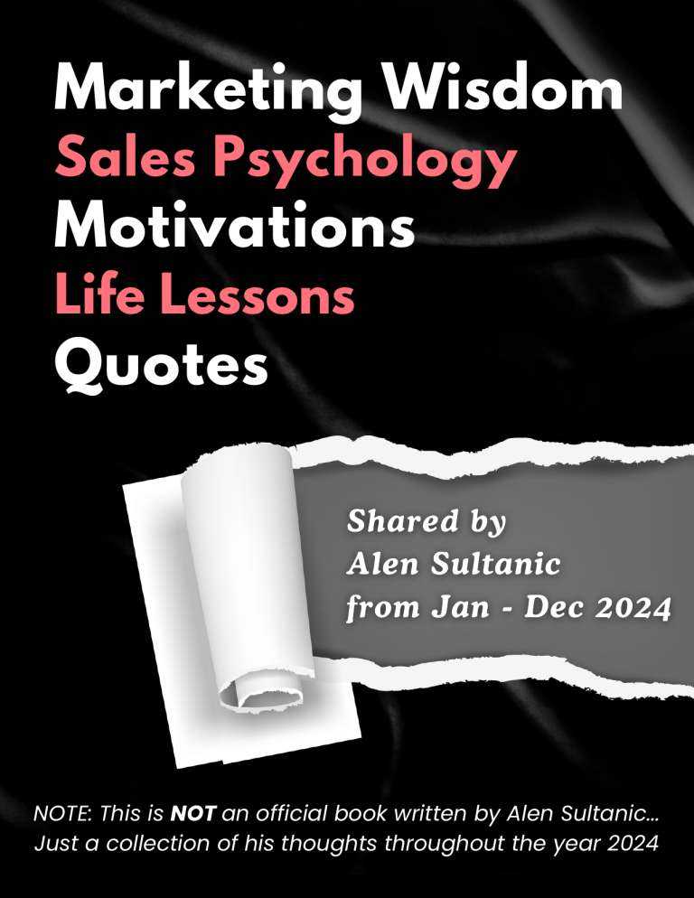 Marketing Wisdom: Sales Psychology & Life Lessons (2024)