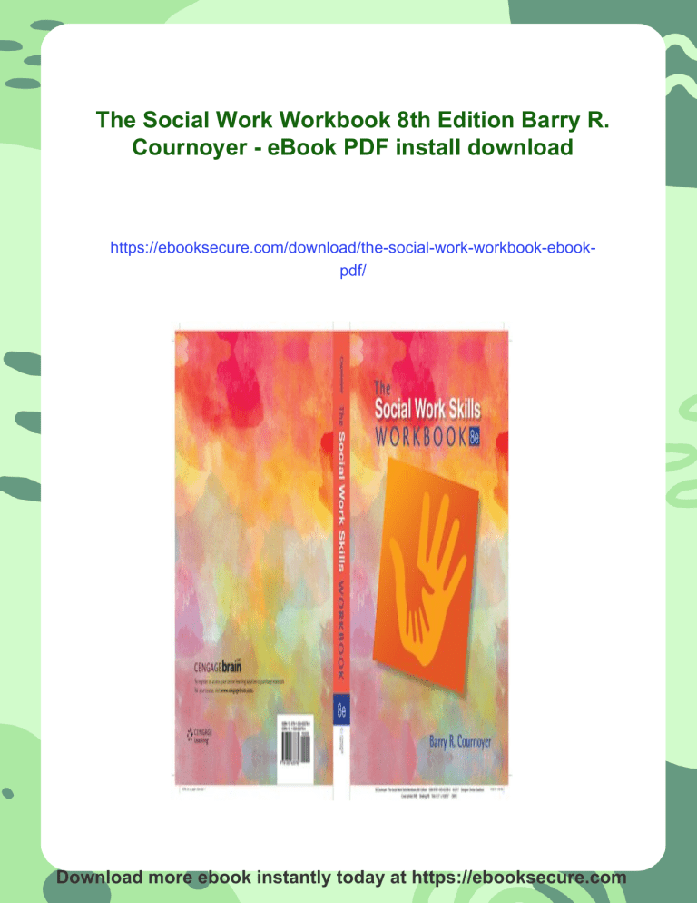 The Social Work Skills Workbook 8th Edition PDF