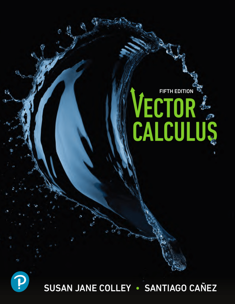 Vector Calculus Fifth Edition Textbook by Colley & Cañez