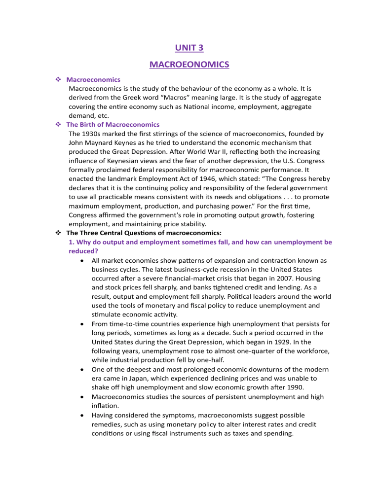 Introduction to Macroeconomics Textbook Chapter