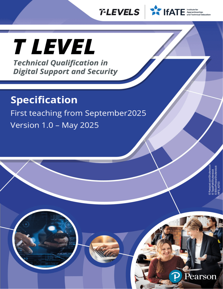 T Level Digital Support and Security Specification 2025