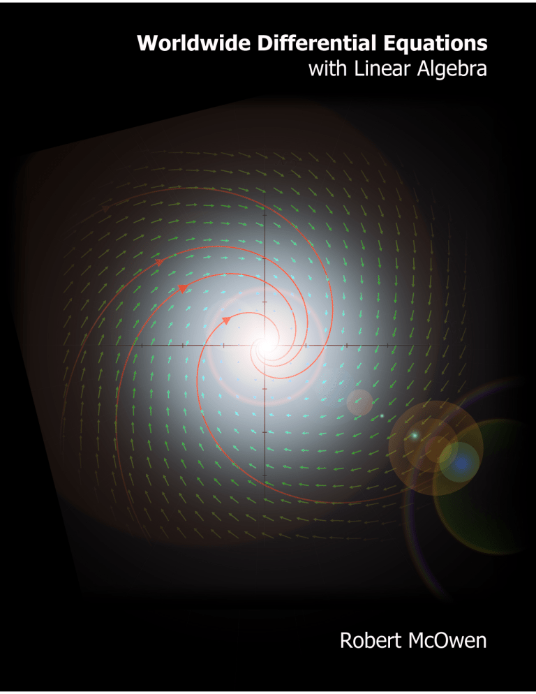 Differential Equations and Linear Algebra Textbook