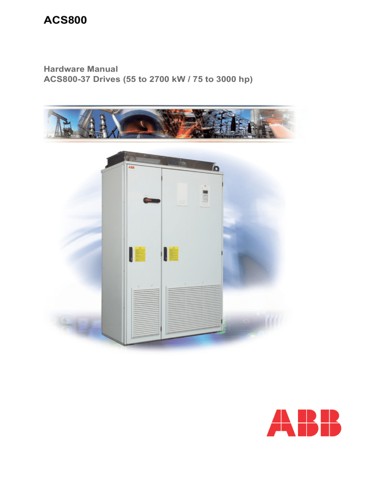 ABB ACS800-37 Hardware Manual