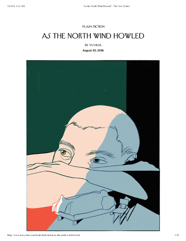As the North Wind Howled: Flash Fiction by Yu Hua
