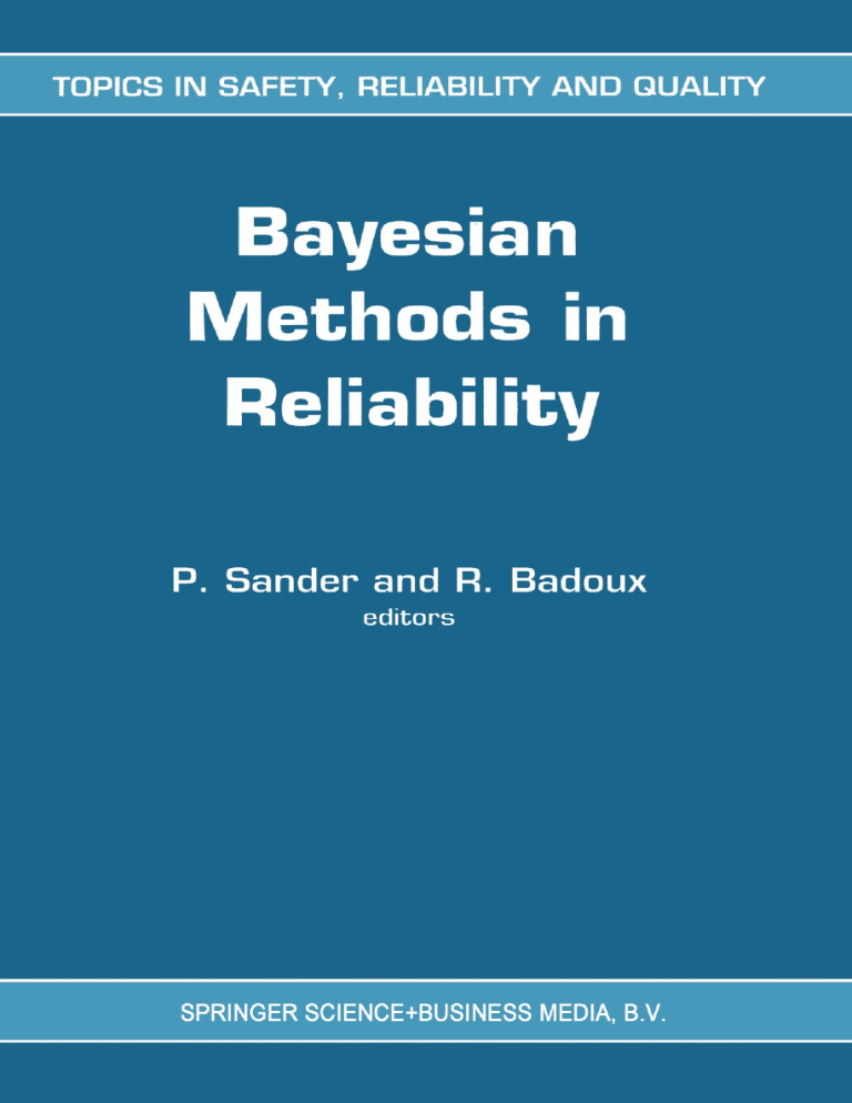 Bayesian Methods in Reliability Analysis