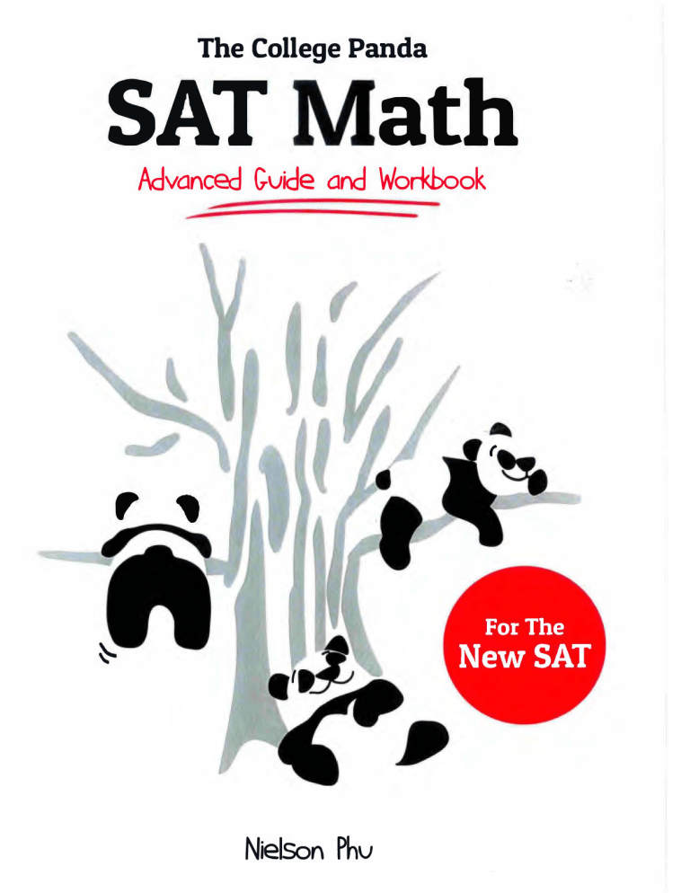 SAT Math Advanced Guide Workbook