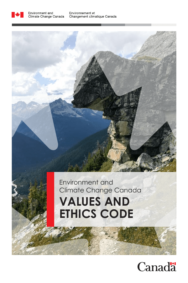 Environment and Climate Change Canada Values and Ethics Code