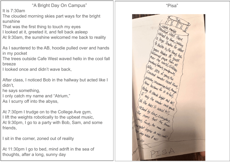 Creative Writing Portfolio: Poems & Story