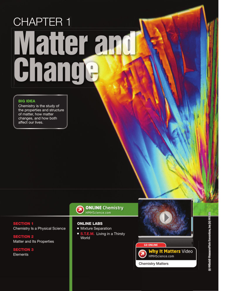 Chemistry Textbook: Atoms and Matter