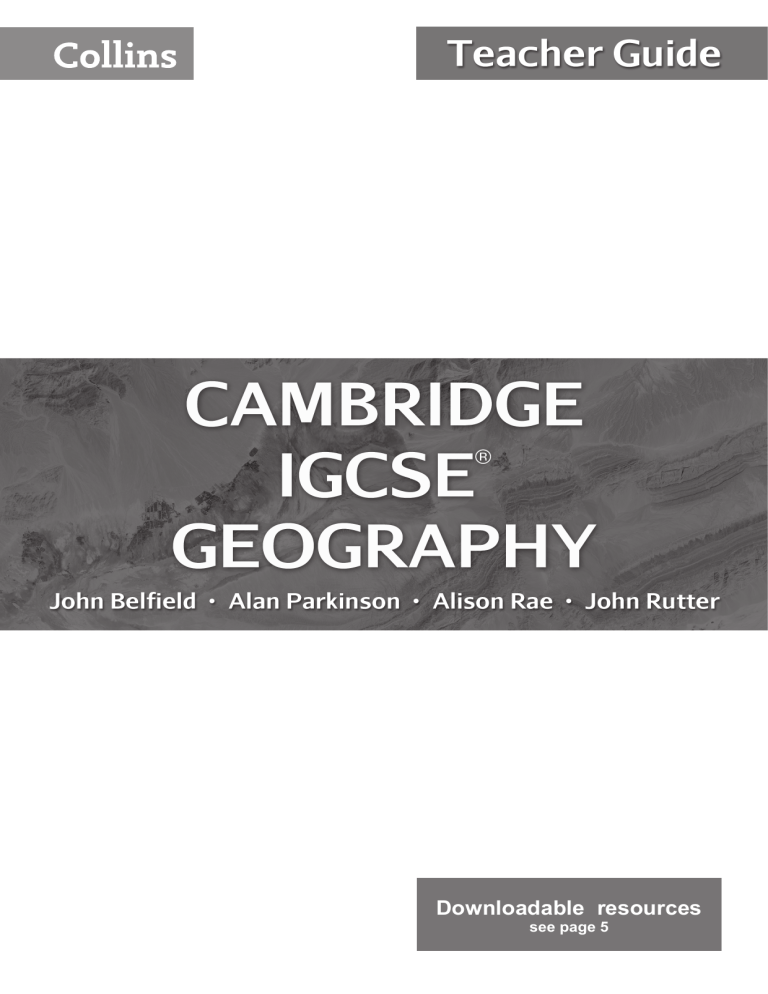 Collins IGCSE Geography Teacher Guide