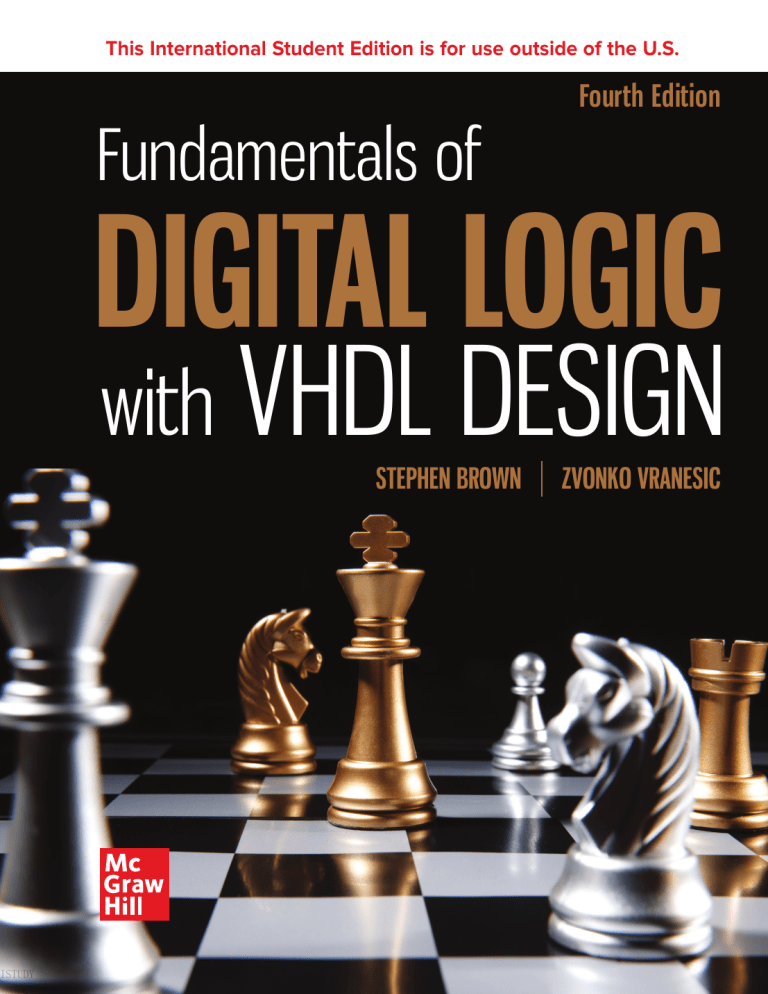 Fundamentals of Digital Logic with VHDL Design Textbook