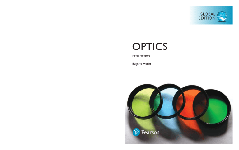 Optics 5th Edition by Eugene Hecht - Global Physics Textbook