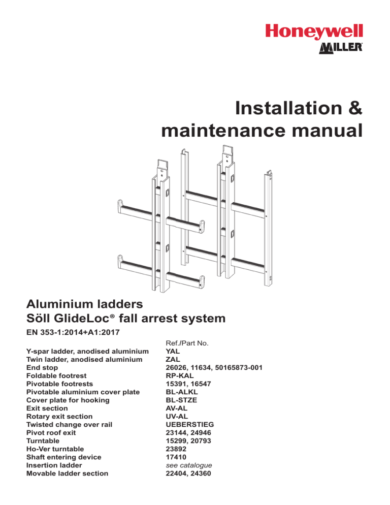 Söll GlideLoc Fall Arrest System Installation Manual
