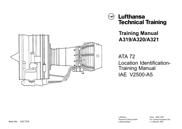 Lufthansa V2500-A5 Engine Location Training Manual A319/A320/A321
