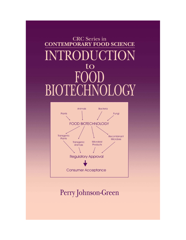 Introduction to Food Biotechnology Textbook