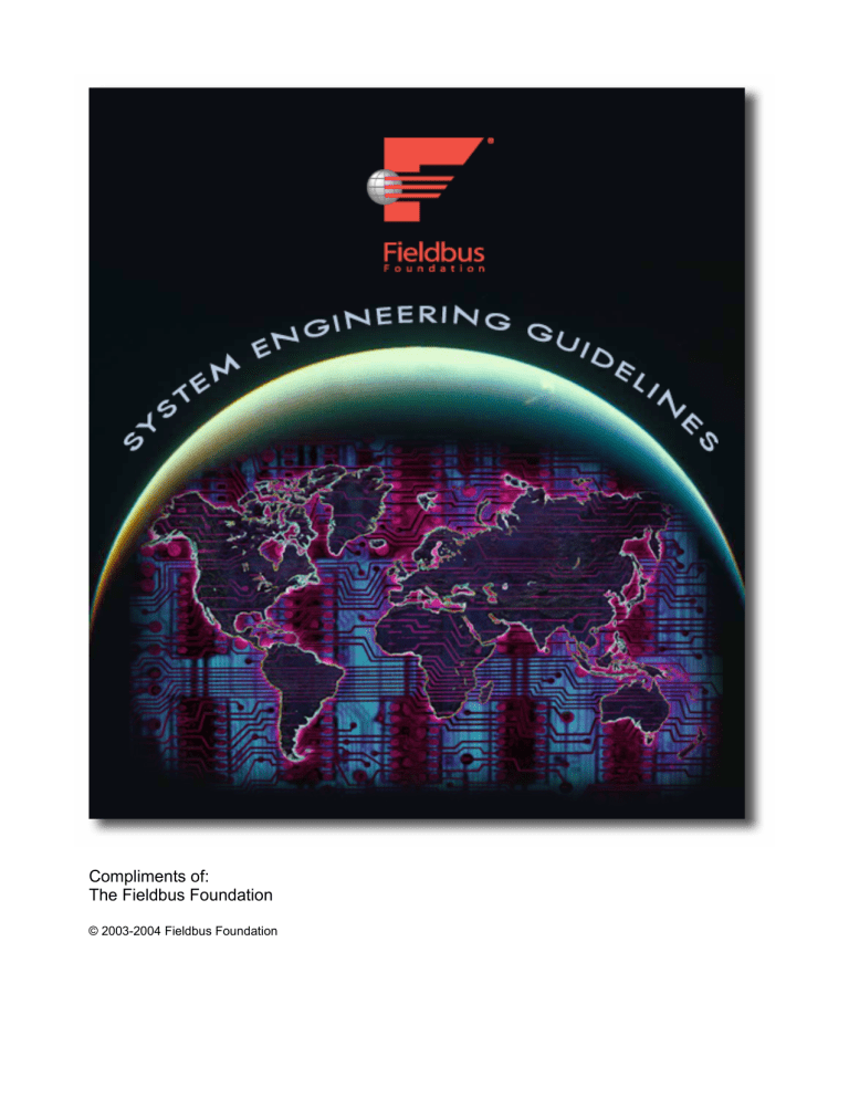 FOUNDATION Fieldbus System Engineering Guidelines