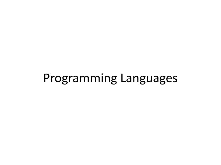Programming Languages: Concepts, Paradigms, and Development