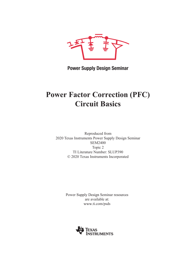 Power Factor Correction Pfc Circuit Basics Ti Design Seminar