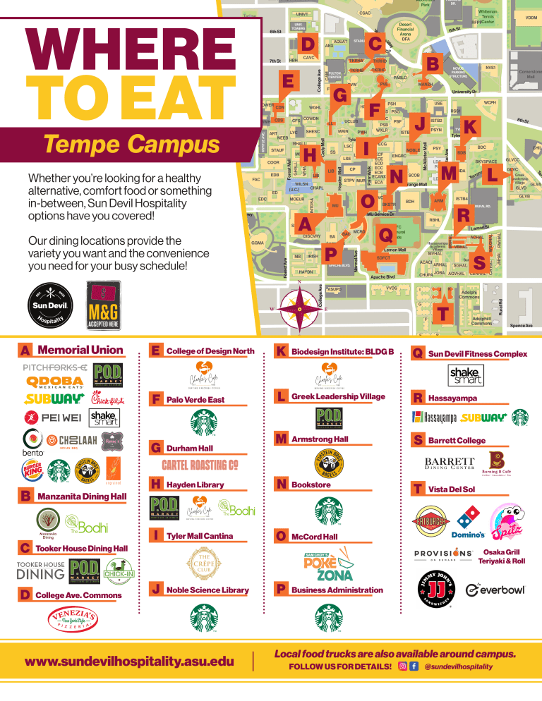 ASU Tempe Campus Dining Guide