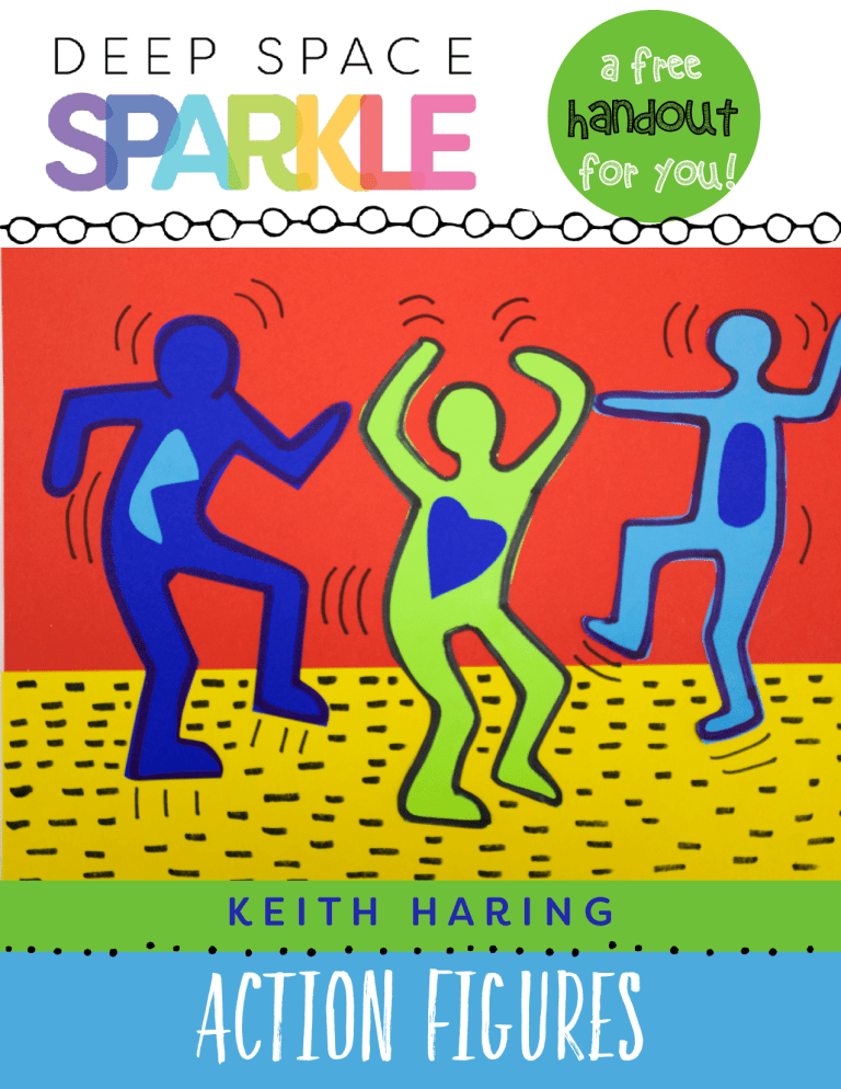 Keith Haring Action Figures Art Lesson Plan for Elementary Students