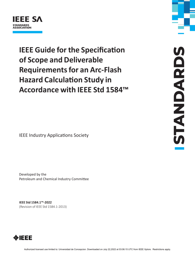 IEEE 1584.1-2022 Arc-Flash Hazard Study Guide