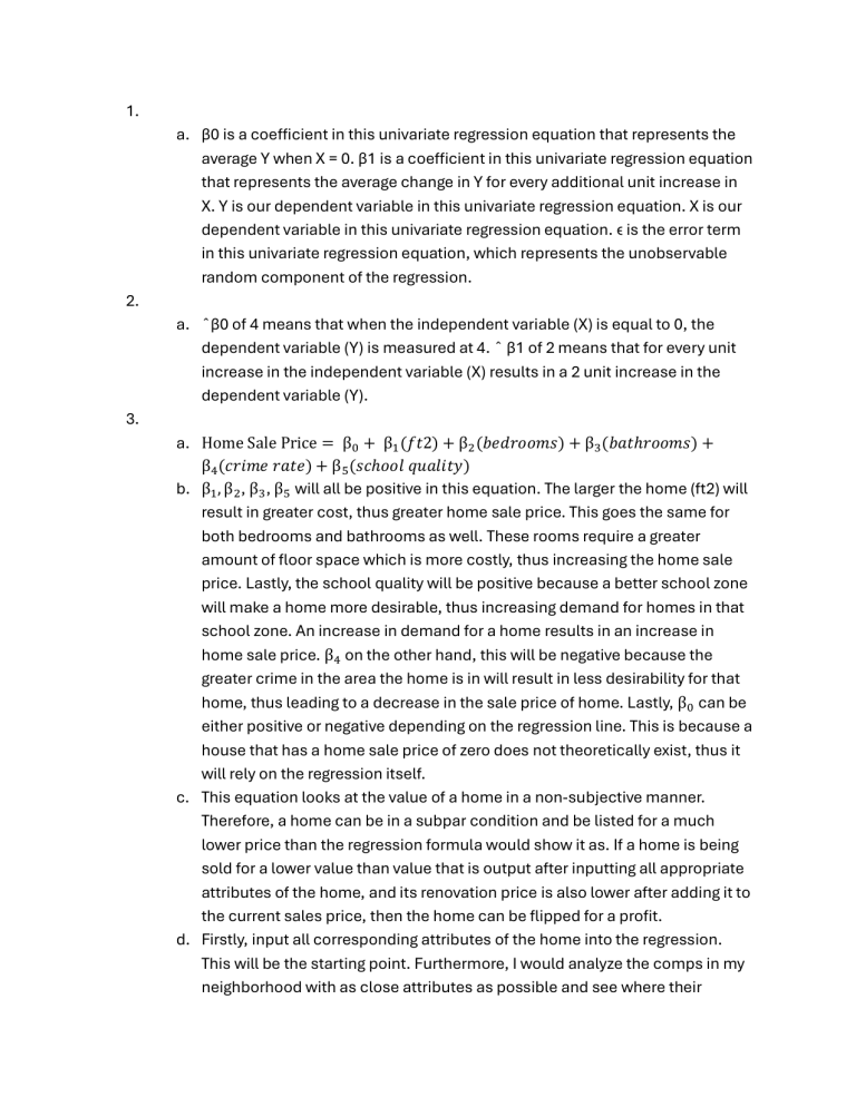 Regression Analysis Examples and Applications