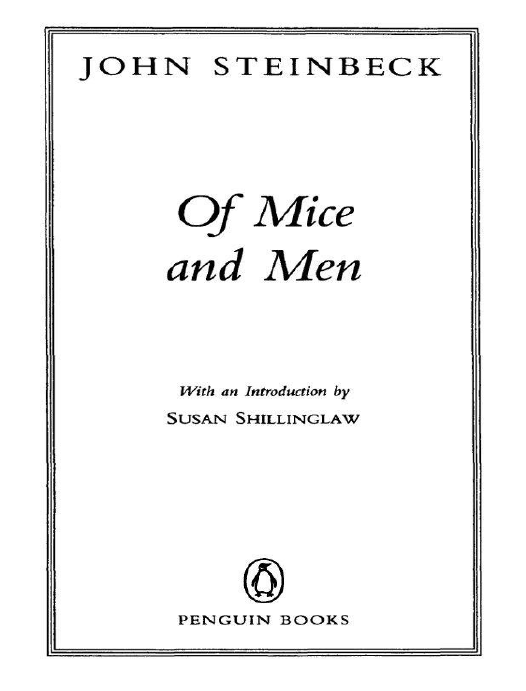 Of Mice and Men by John Steinbeck