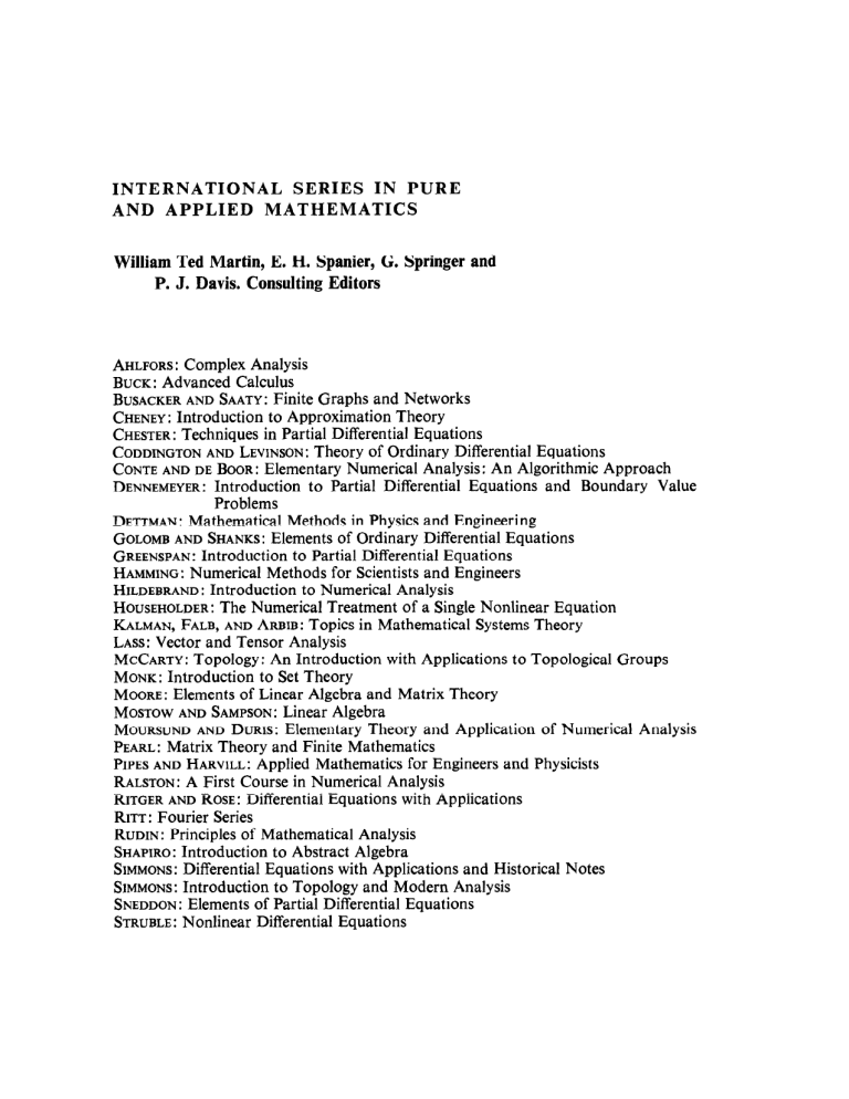 Principles of Mathematical Analysis