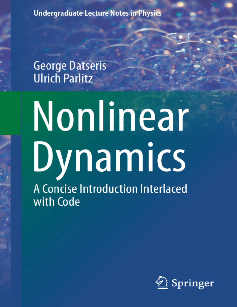 Nonlinear Dynamics Textbook with Code Examples