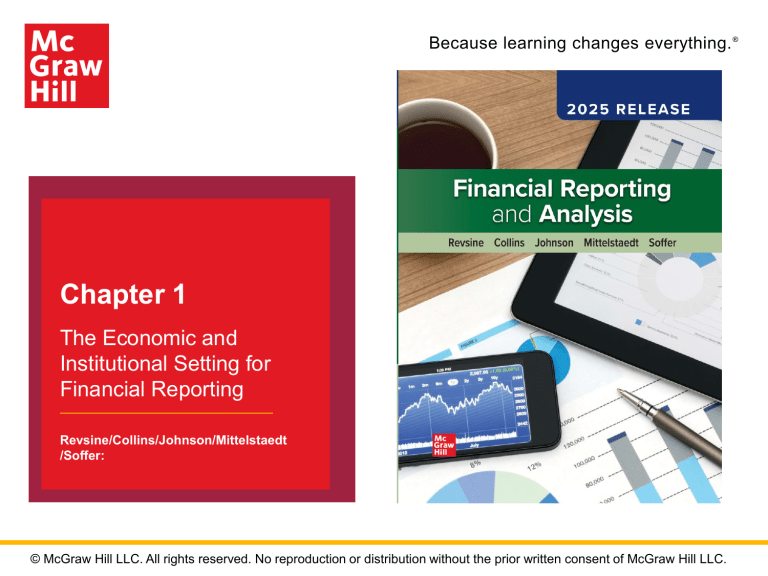 Chapter 1: Economic & Institutional Setting for Financial Reporting