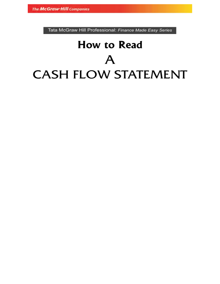 How to Read a Cash Flow Statement - Finance Made Easy
