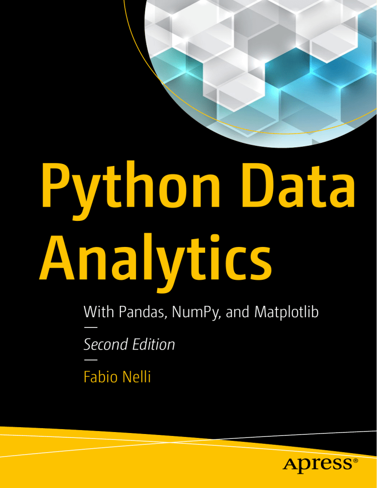 Python Data Analytics with Pandas, NumPy, Matplotlib