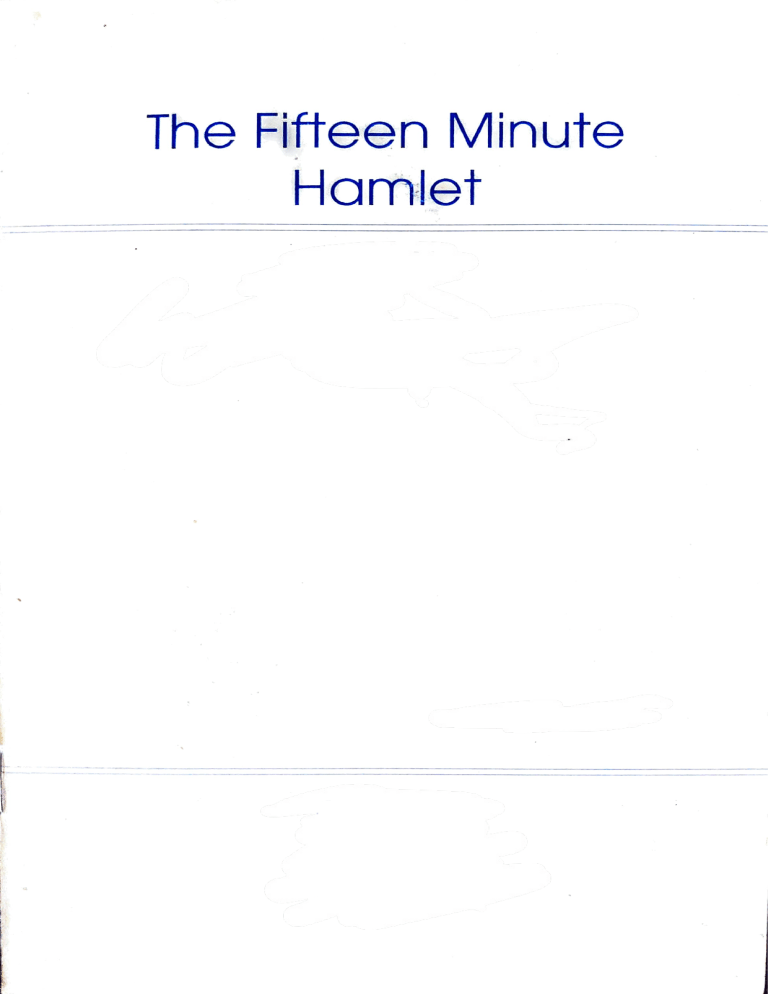 The Fifteen Minute Hamlet Play Script