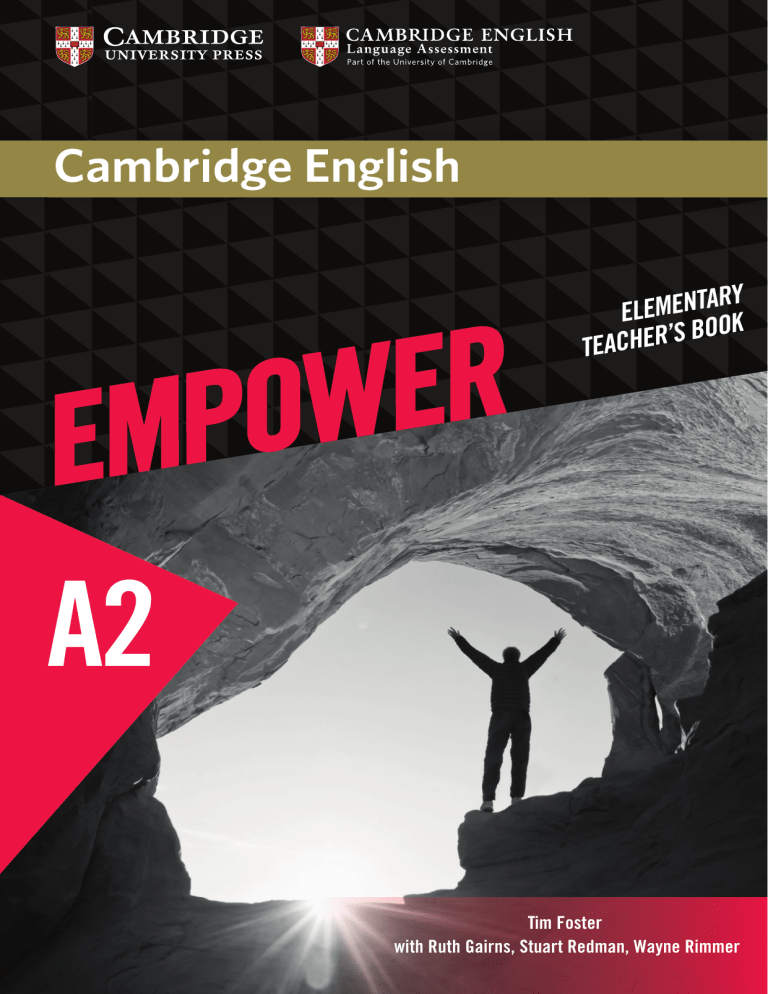 Cambridge English Empower A2 Elementary Teacher's Book