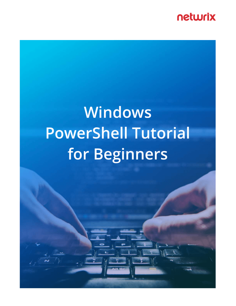 Beginner's Guide to Windows PowerShell
