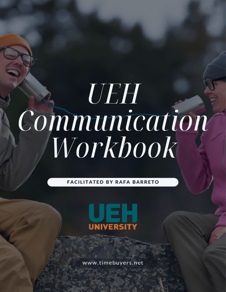 UEH Communication Workbook: Master Effective Communication