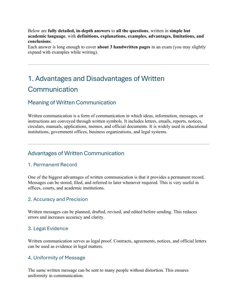 Communication Skills Textbook