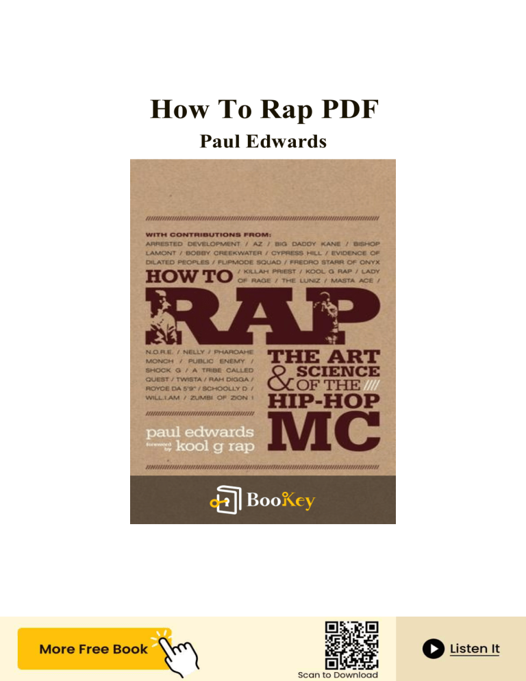 How to Rap: The Art & Science of Hip-Hop MC