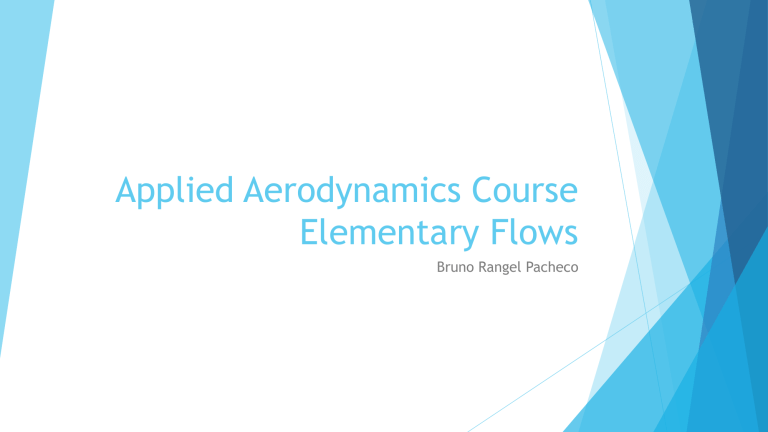 Applied Aerodynamics Course: Elementary Flows