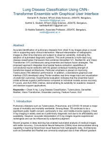 Lung Disease Classification Using CNN-Transformer Ensemble