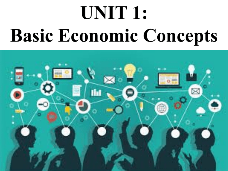 Unit 1: Basic Economic Concepts Textbook