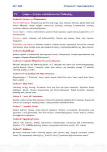 GATE 2026 CS Syllabus
