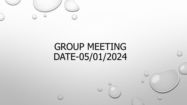 Group Meeting: Protein Structure, GROMACS, and Alpha-Synuclein