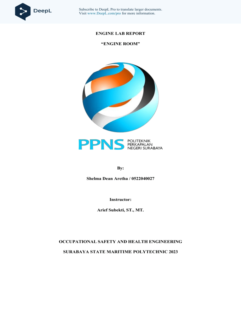 Diesel Engine Lab Report: Operation & Safety Analysis