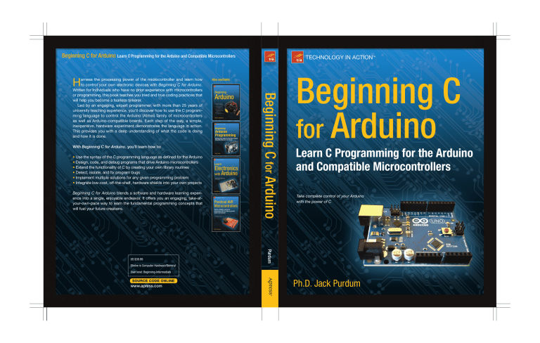 Beginning C for Arduino: Learn C Programming for Arduino Microcontrollers