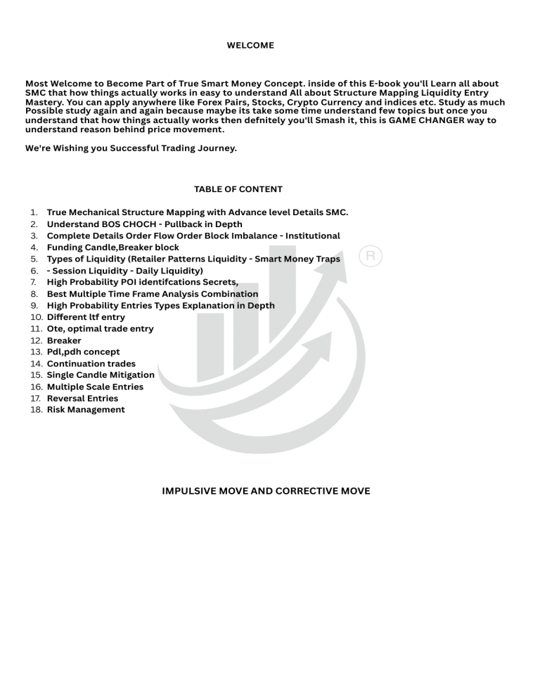 True Smart Money Concept Trading Guide