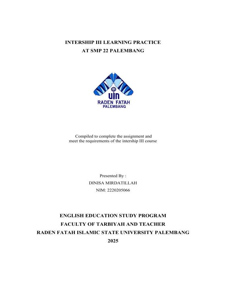 Laporan Magang III di SMP 22 Palembang