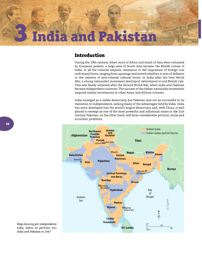 India and Pakistan: Decolonization and Independence