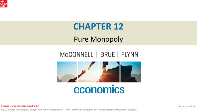 Chapter 12: Pure Monopoly - Economics Textbook