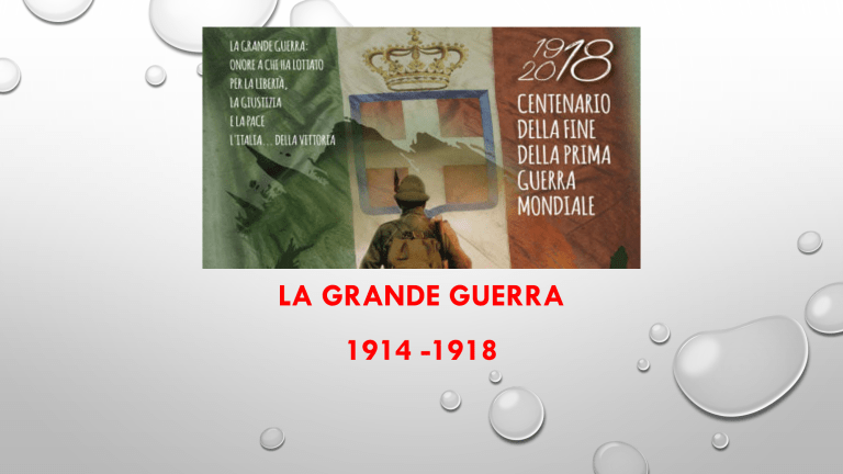 La Grande Guerra 1914-1918